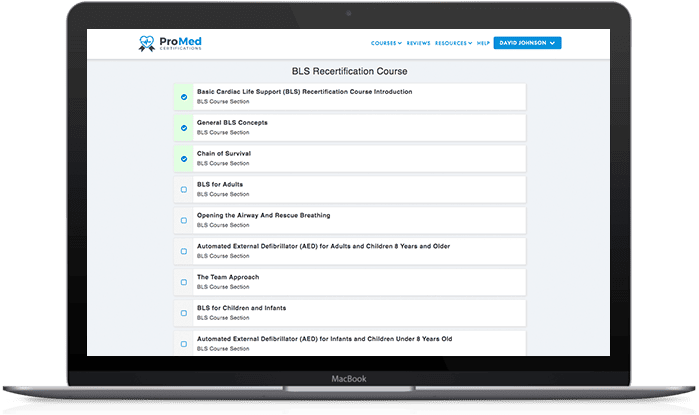 BLS Certification Online | Fully Accredited | ProMed